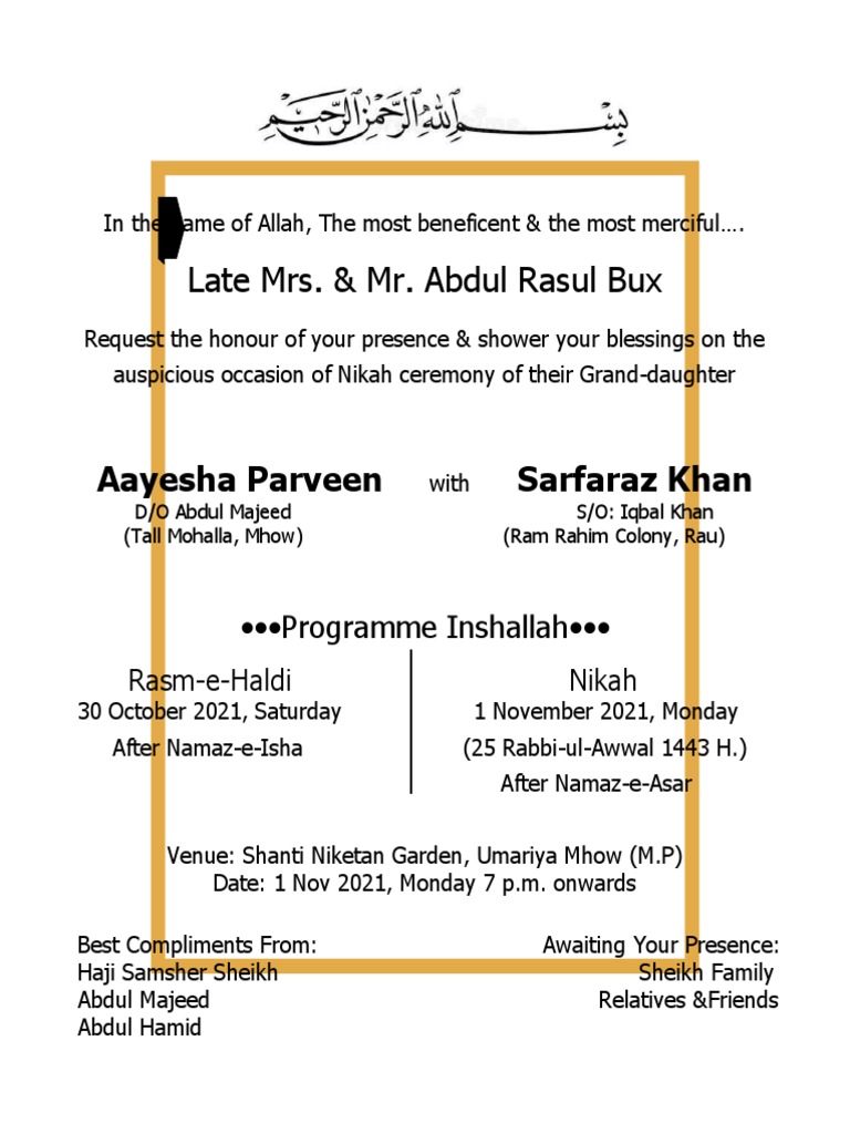 Invitation | PDF