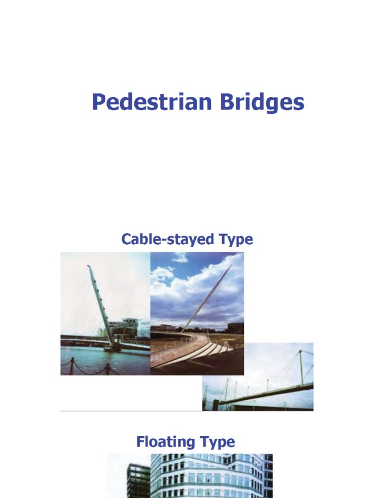Pedestrian Bridges | PDF