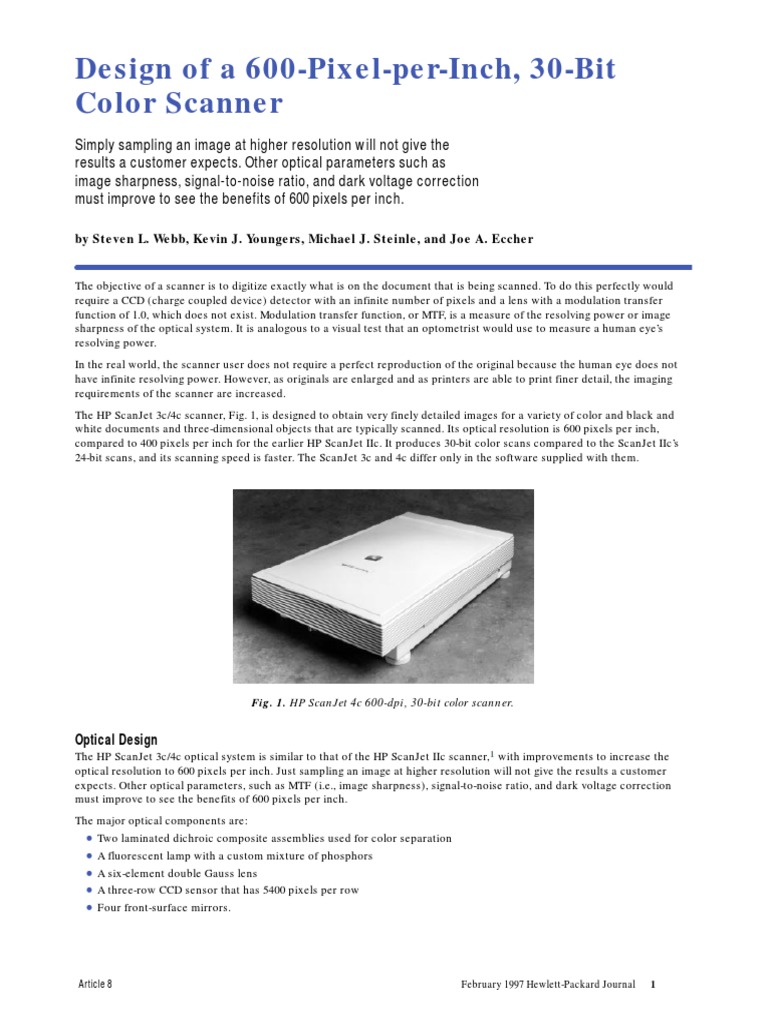 Detailed Documentation On Creating A Scanner | PDF | Image Scanner | Amplifier