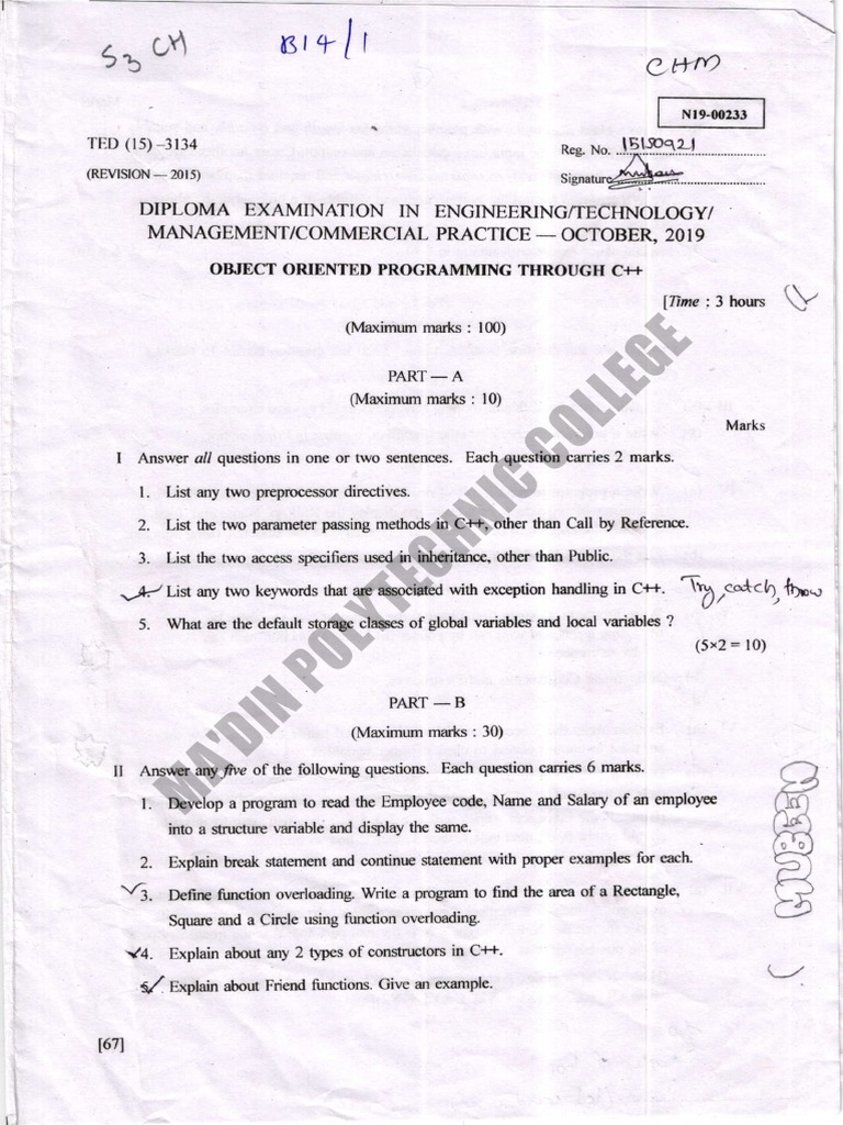 3134 Oct-2019 | PDF | Method (Computer Programming) | C Sharp (Programming Language)