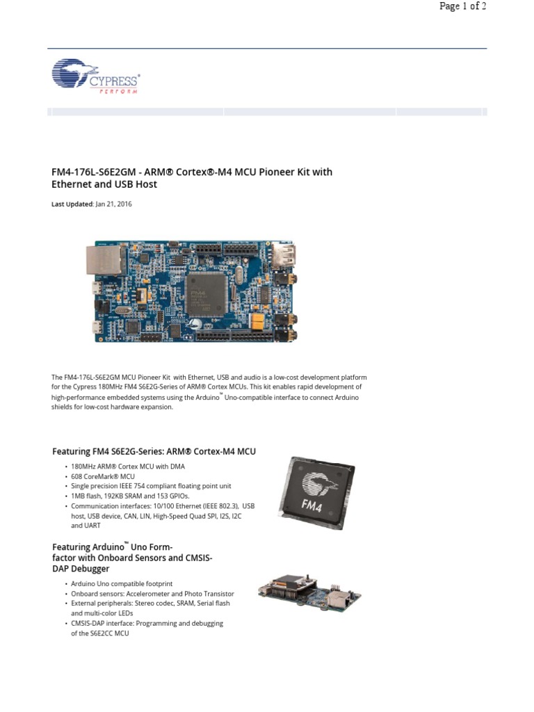 FM4 176L S6E2GM - Web | PDF