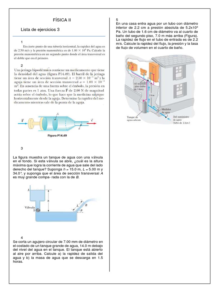 Lista de Ejercicios 3 (F2) 22.. | PDF