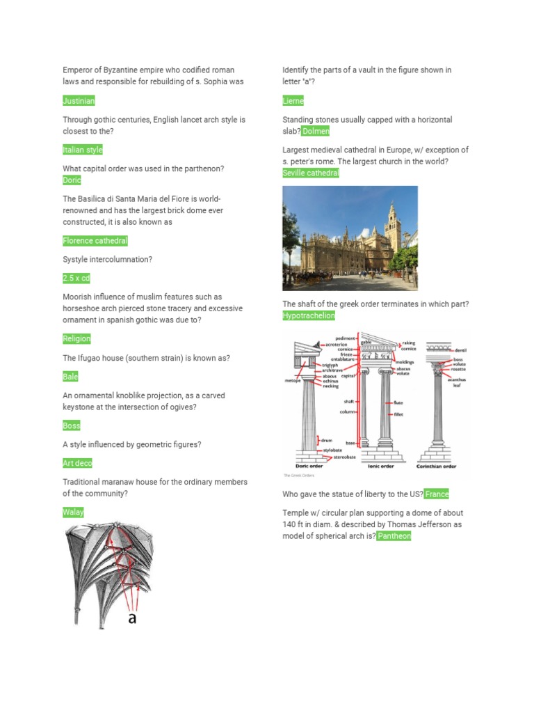 Justinian: Codifier of Roman Law | PDF | Gothic Architecture | Column