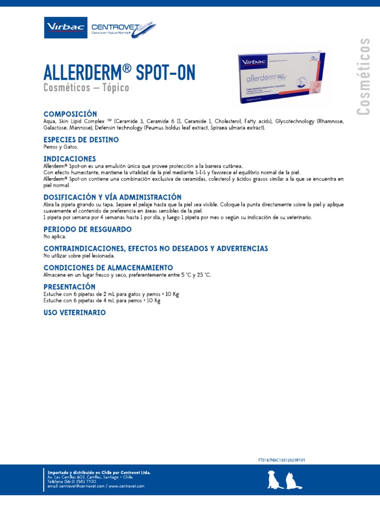 FT Allerderm Spot On | PDF