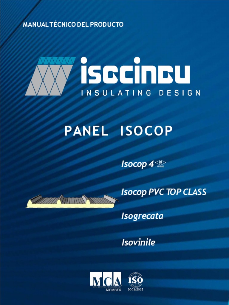 Manual de Instalacion Isocop 4 Techo | PDF | Tornillo | Aluminio
