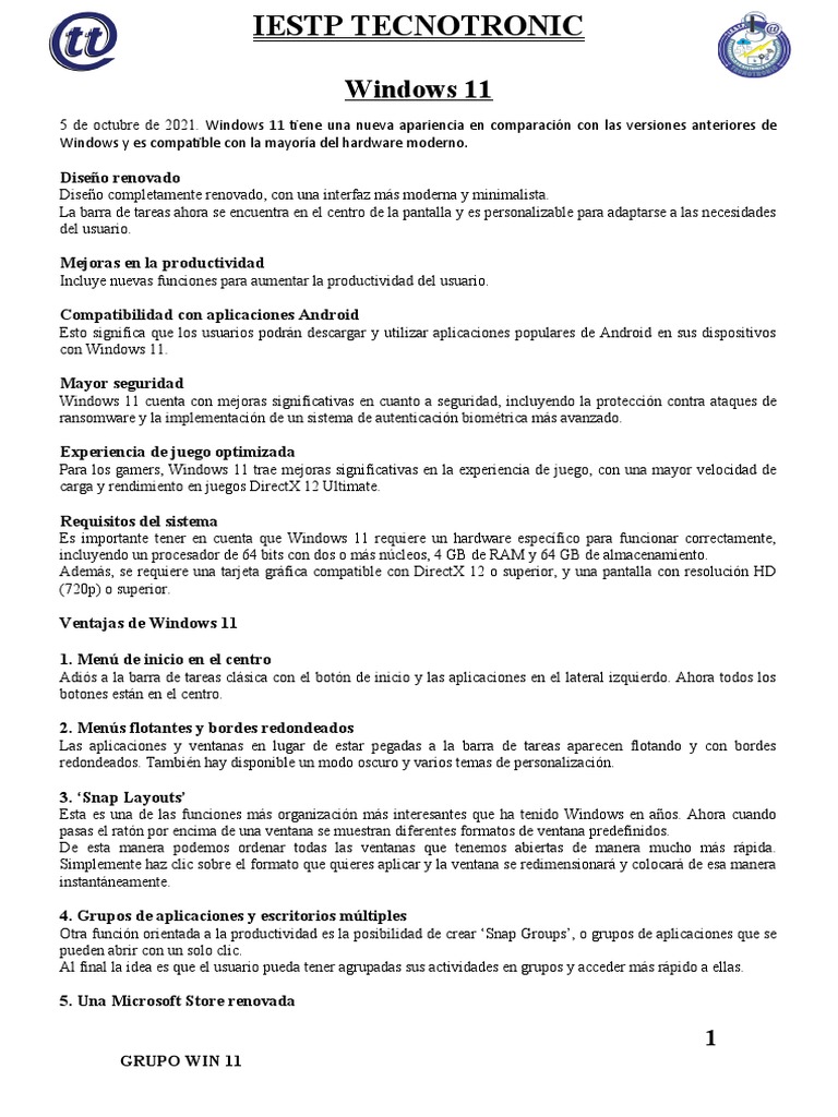 Windows 11 | PDF | Windows 10 | Microsoft Windows