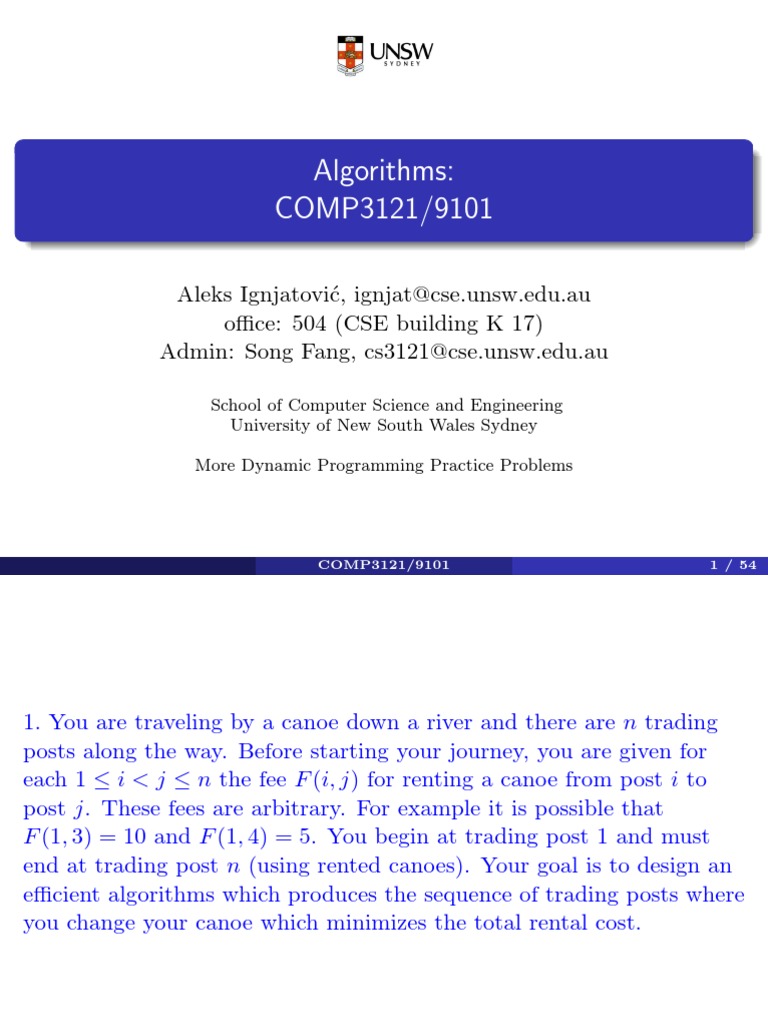 Dynamic Programming Practice Problems | PDF | Dynamic Programming | Bracket