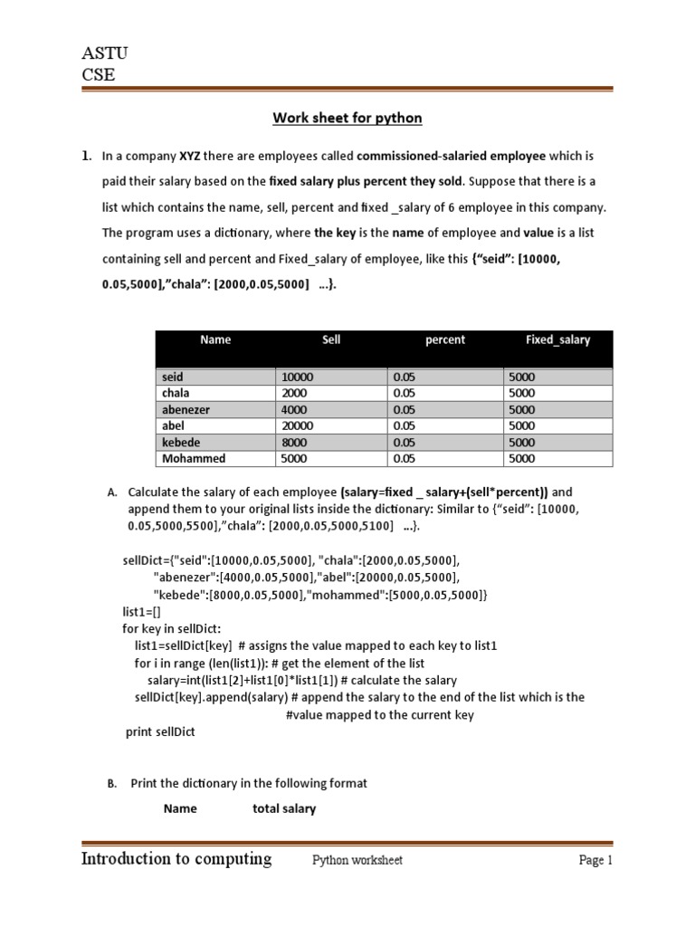 python graphics worksheet with answers | PDF | Parameter (Computer Programming) | String ...