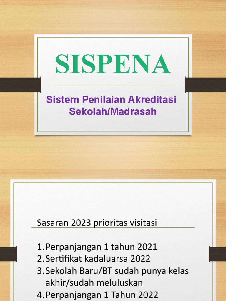 Panduan Akreditasi SISPENA 2023 | PDF | Karier & Perkembangan