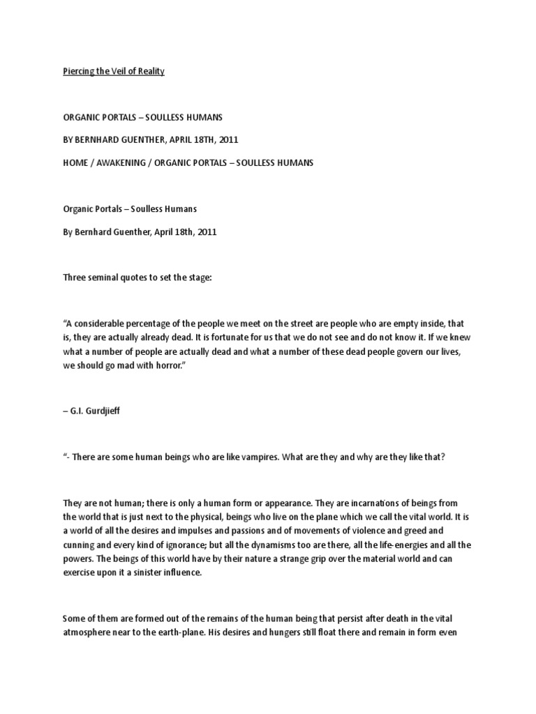 Organic Portals | Download Free PDF | Western Esotericism | Truth