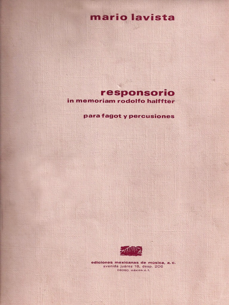 Lavista - Responsorio | PDF