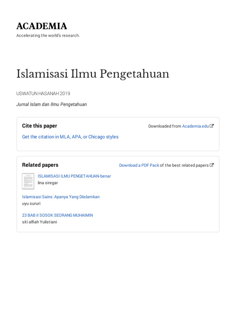 Uswatun Hasanah 11190210000077 Tugas UAS IIP I-With-Cover-Page-V2 | PDF