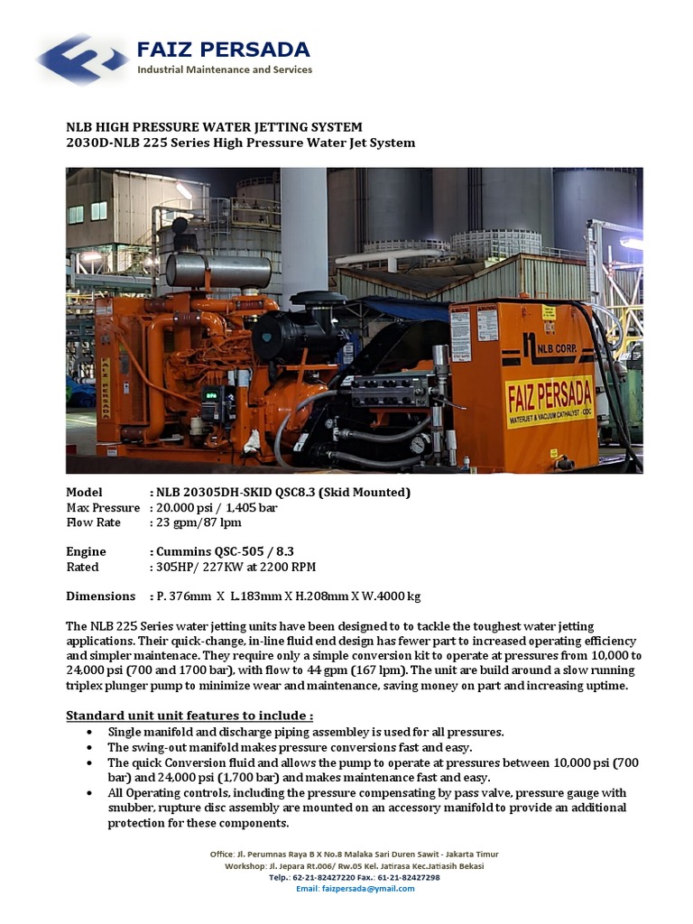 Spesifikasi Pompa NLB | PDF | Pump | Manufactured Goods