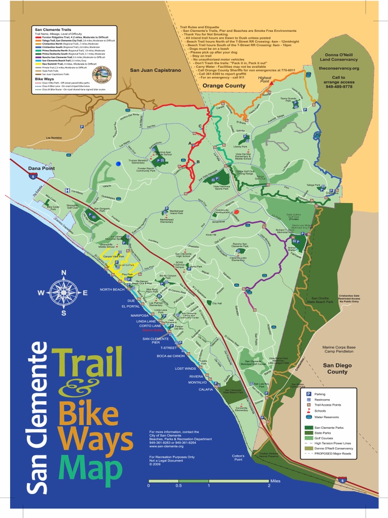 San Clemente Trail Map | PDF