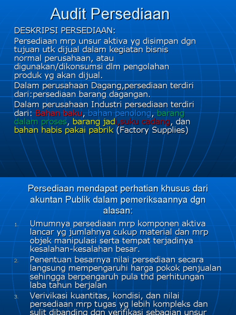 3.audit Persediaan | PDF