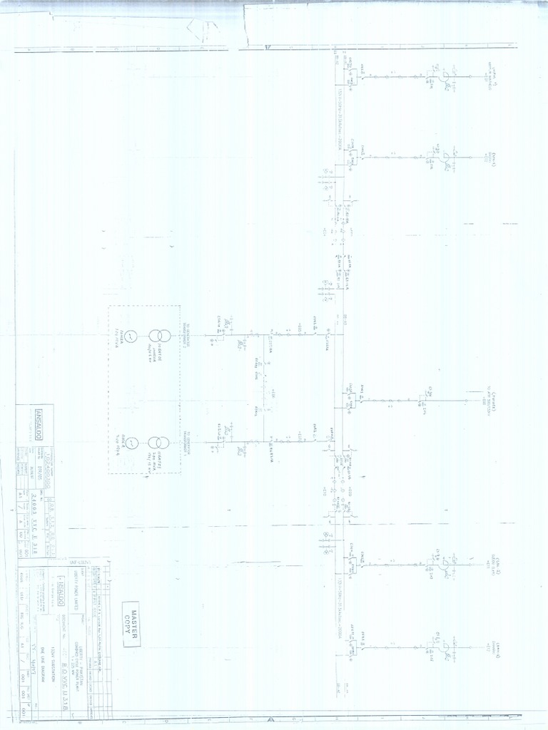 132 KV Single Line Diagram | PDF