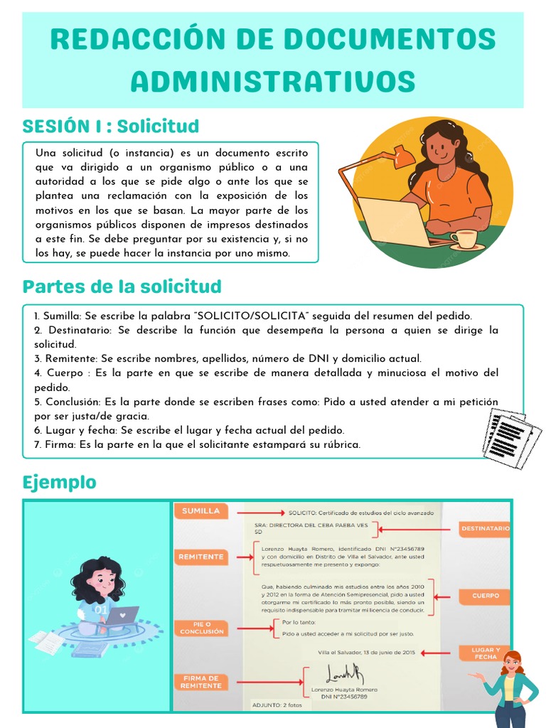 REDACCIÓN DE DOCUMENTOS ADMINISTRATIVOS - Jessy AR | PDF | Información ...