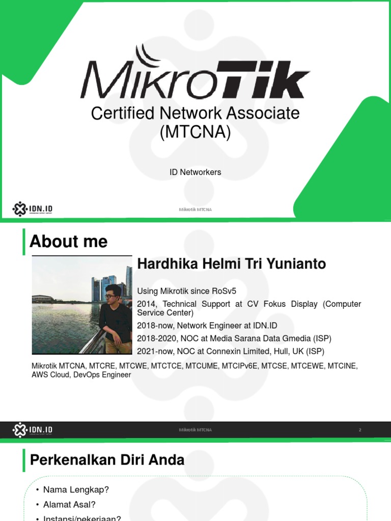 Modul Mtcna | PDF | Teknologi & Rekayasa