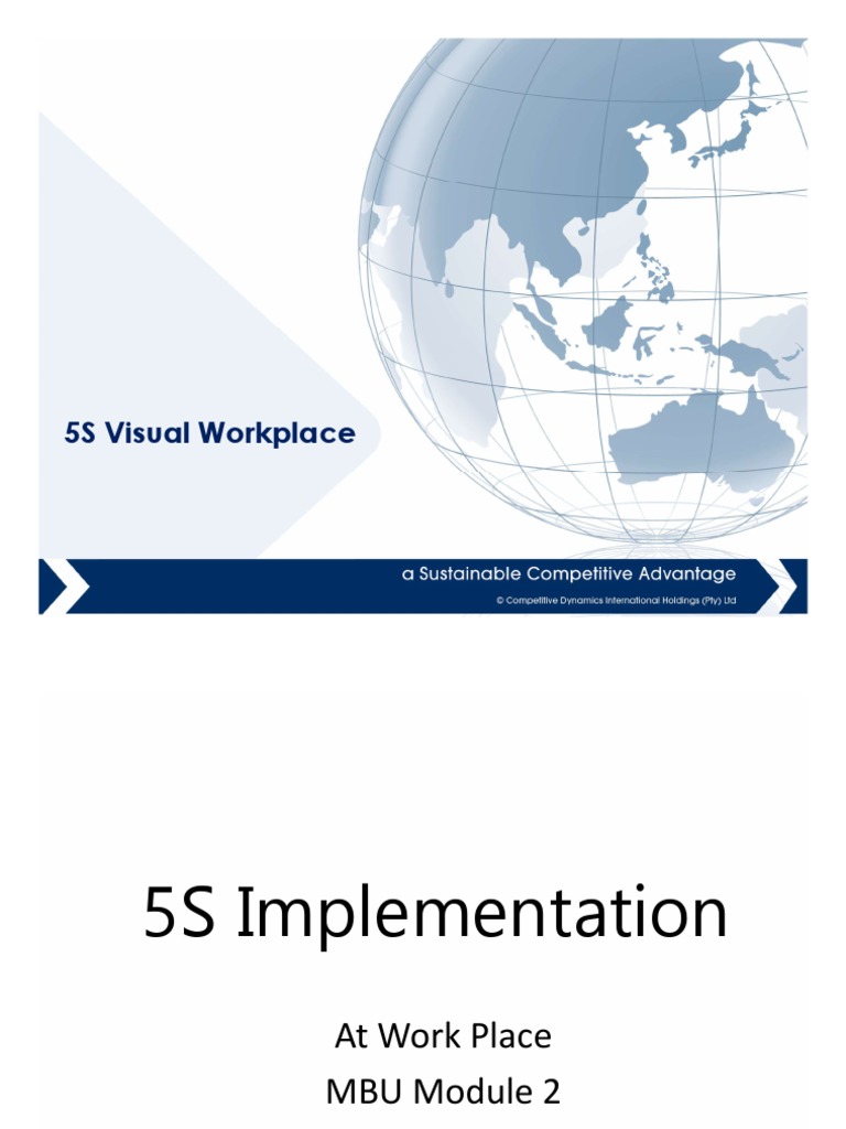 Introduction to 5S Module | PDF