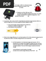 Energy Efficiency Worksheet | PDF