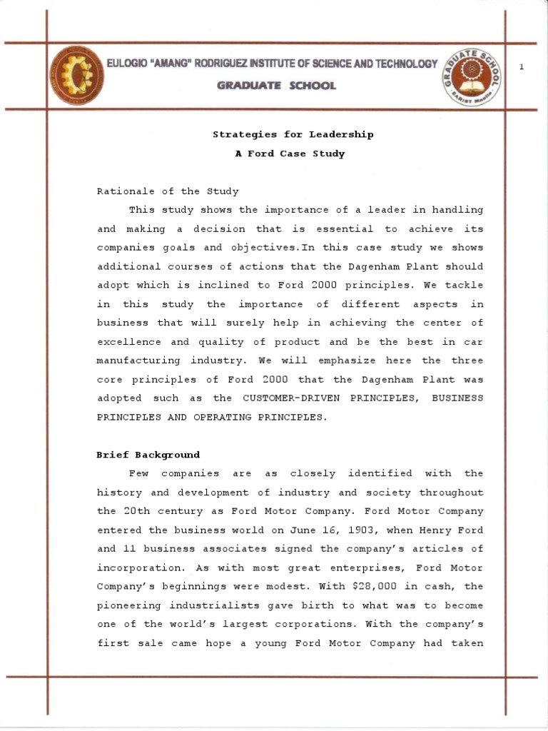 Ford Presentation Final Update Pdf Ford Motor Company Marketing