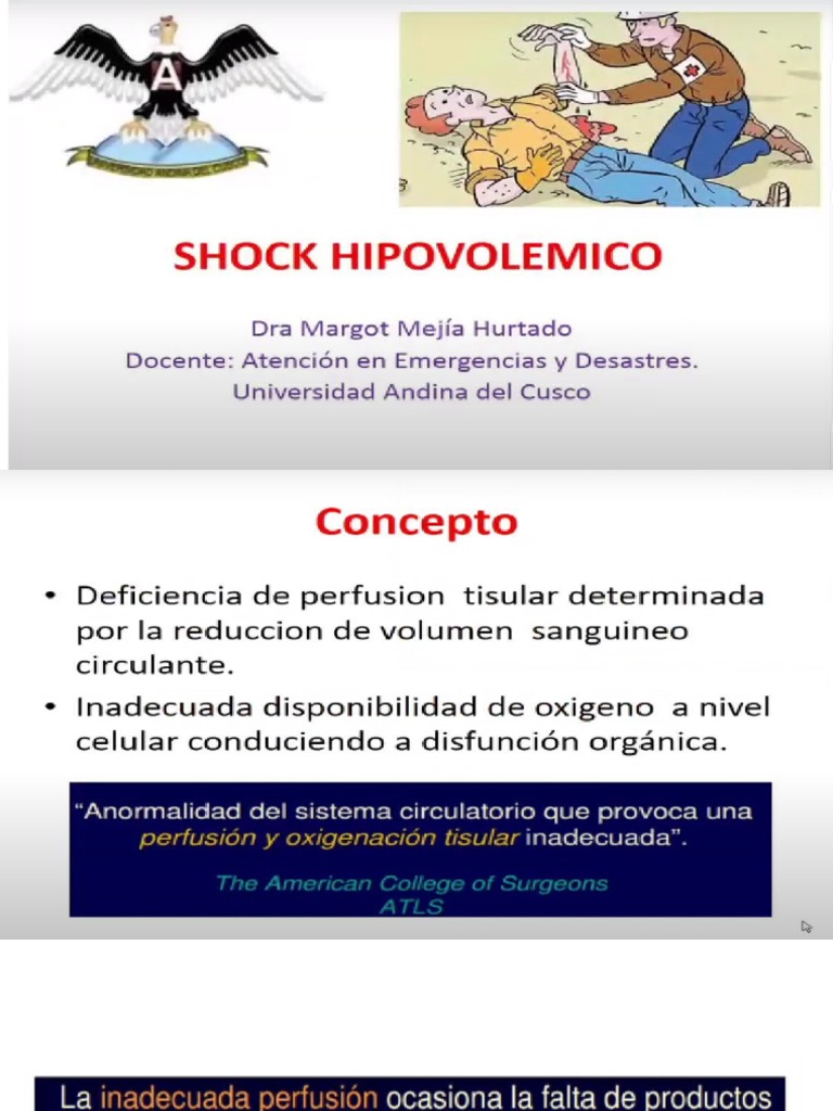 Shock Hipovolemico | PDF