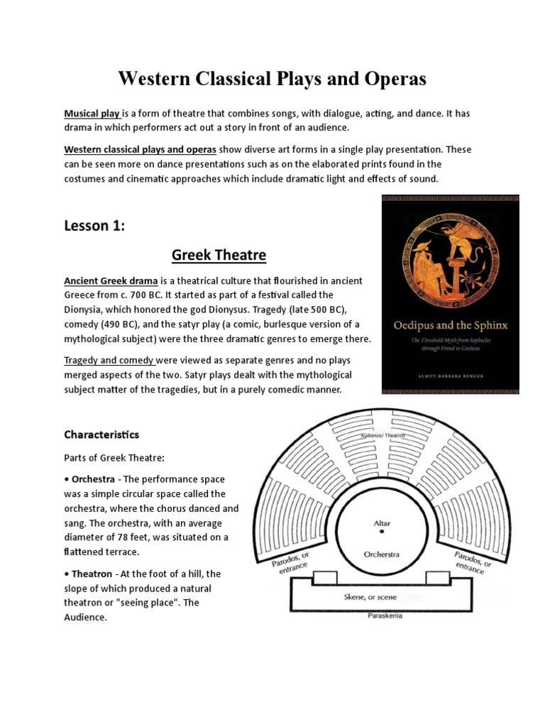 Western Classical Plays and Operas | PDF | Entertainment | Performing Arts