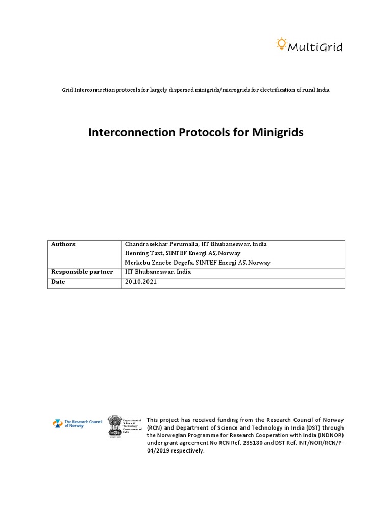 D1.2+Interconnection Protocols FinalFinal 20211104 2 | PDF | Electrical Grid | Distributed ...