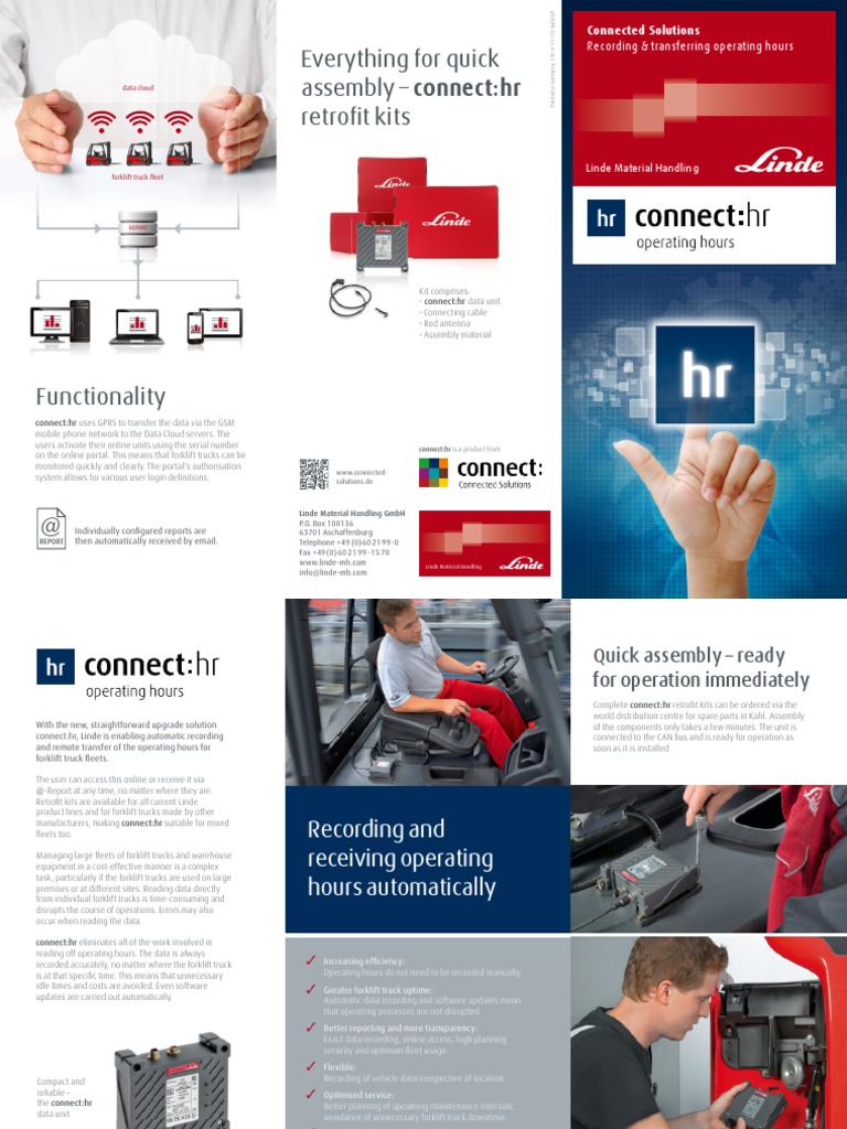 Linde CS Connect HR Folder EN | Download Free PDF | Telephone | Truck
