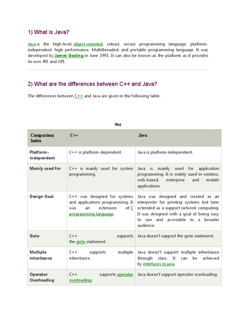 Core Java Interview | PDF | Programming | Constructor (Object Oriented ... Core Java Interview | PDF | Programming | Constructor (Object Oriented ...