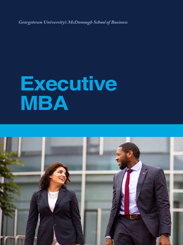 Georgetown Executive MBA | PDF | Master Of Business Administration ...