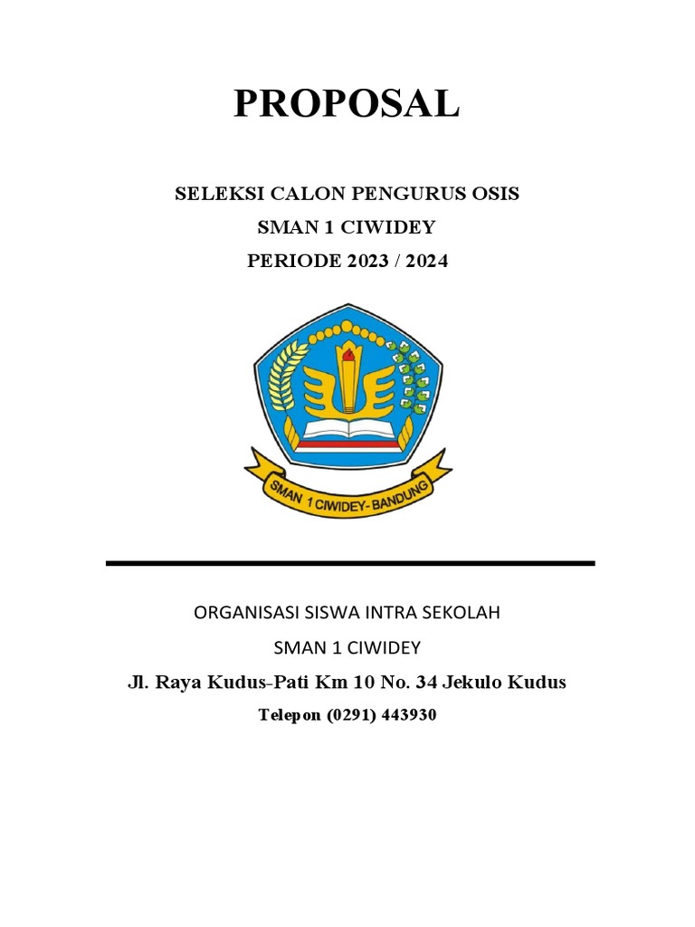 Seleksi Pengurus OSIS SMA N 1 Jekulo | PDF | Karier & Perkembangan ...