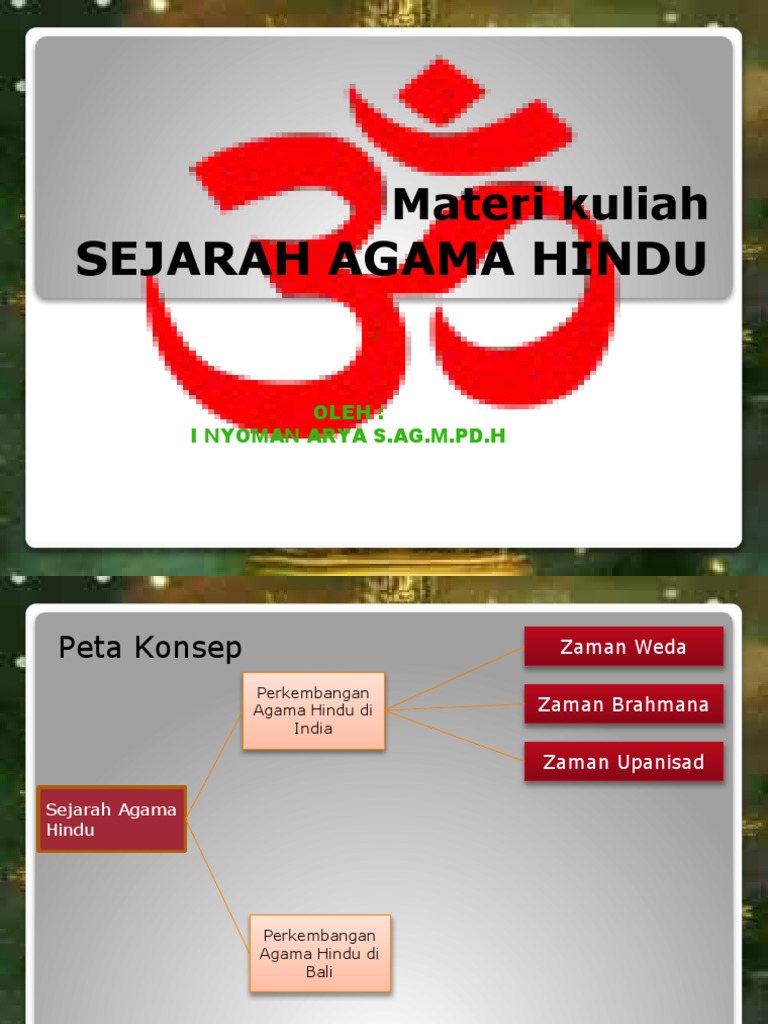 Materi Kuliah - Sejarah Agama Hindu | PDF