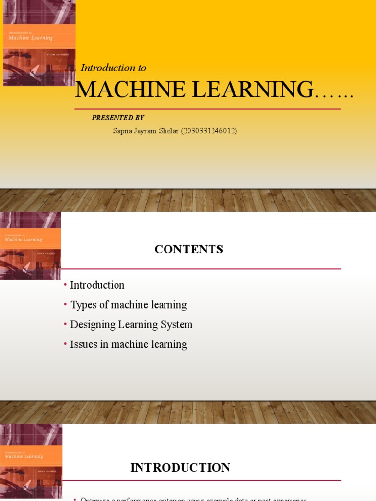 Machine Learning | PDF