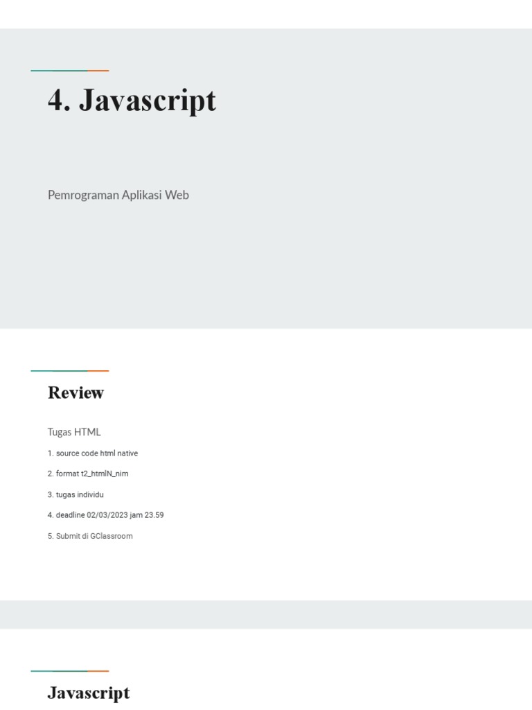 Javascript | PDF