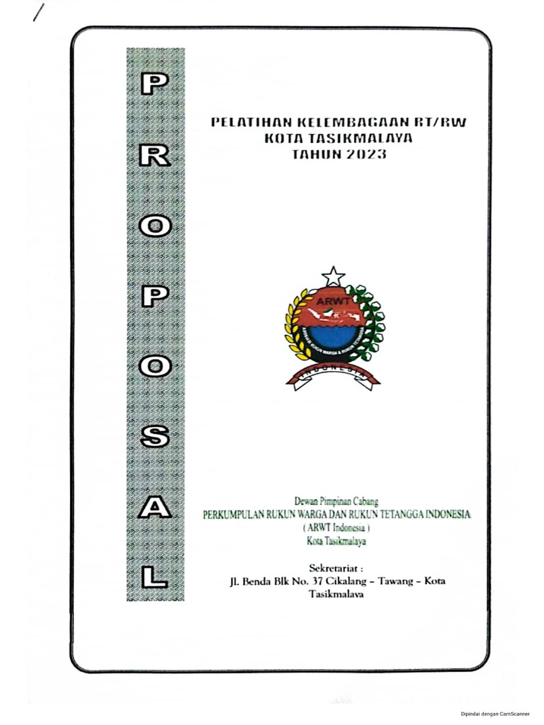 Proposal Pelatihan ARWT 2023 | PDF