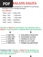 Sanhi at Bunga Worksheet | PDF