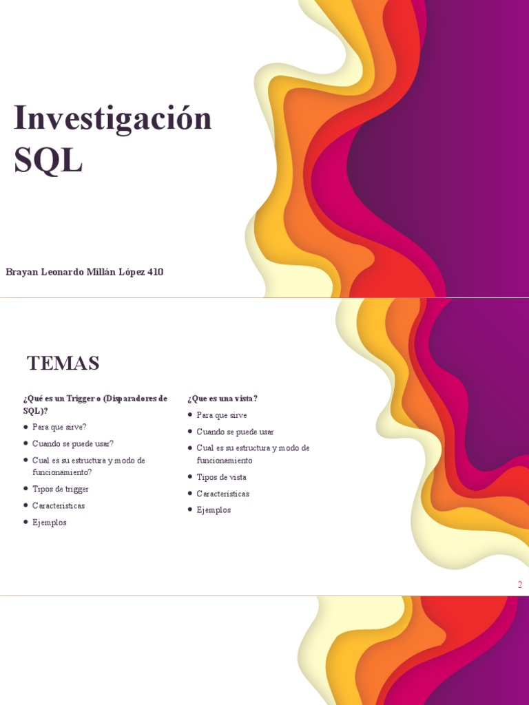 Diapositivas Trigger | PDF | SQL | Servidor SQL de Microsoft