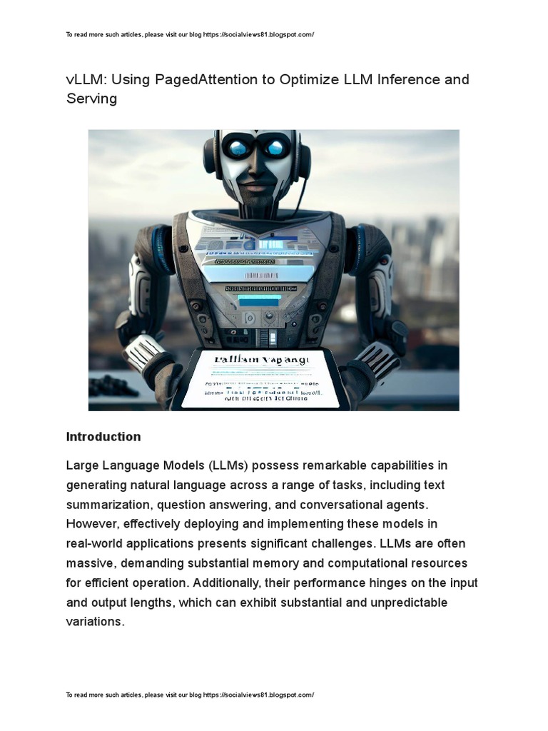 VLLM: Using PagedAttention To Optimize LLM Inference and Serving | PDF | Graphics Processing ...