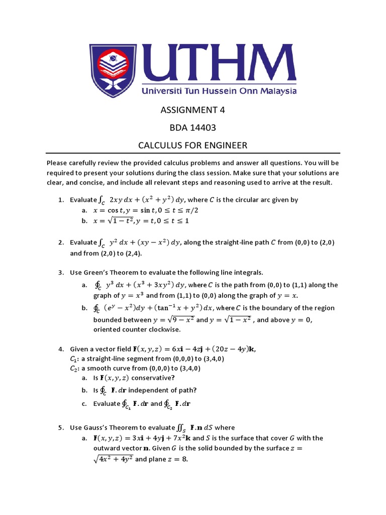 Assignment4 Sample Question | Download Free PDF | Divergence | Geometry