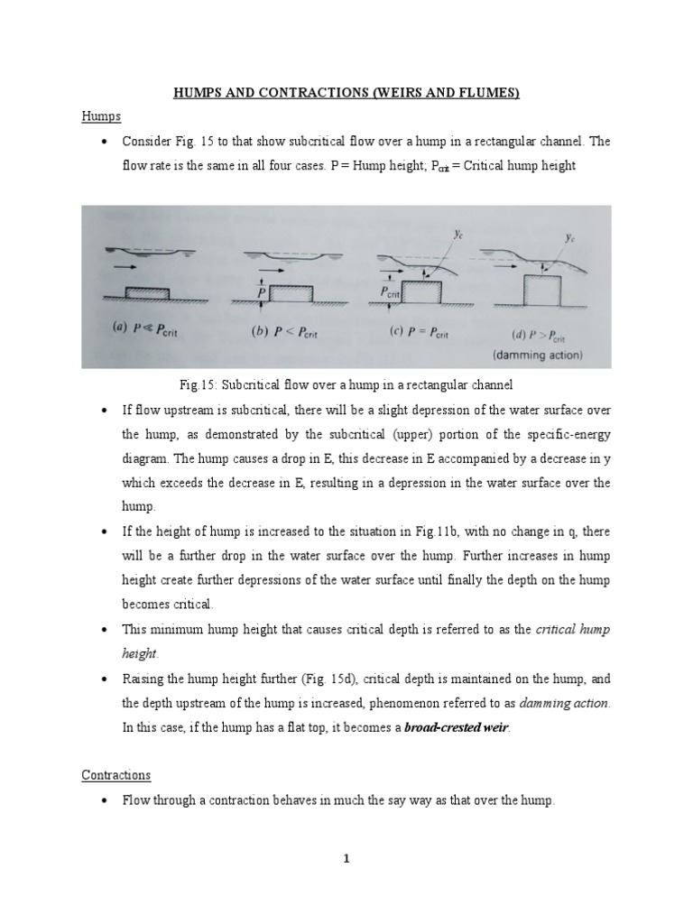 Weirs and Flumes | PDF | Continuum Mechanics | Applied And Interdisciplinary Physics