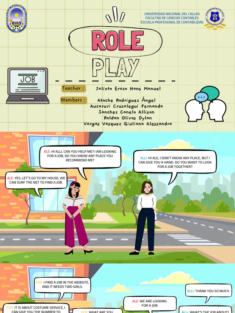 Role Play (PPT) - Ingles | PDF