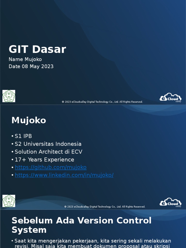 Git Dasar Dan HTML | PDF | Komputer