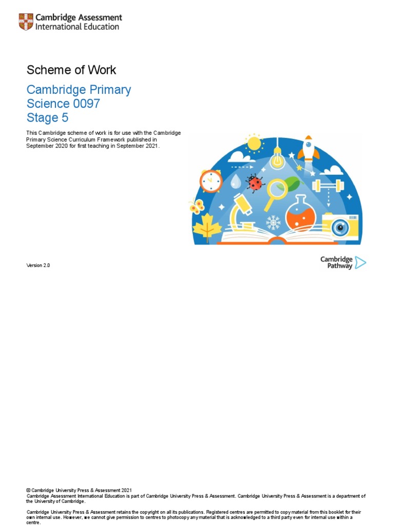 0097 Stage 5 Primary Science Scheme of Work Tcm142-595394 | PDF ...