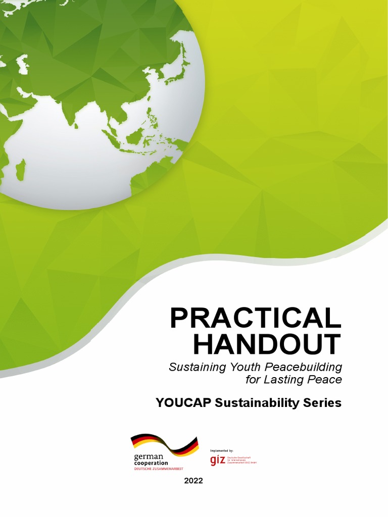 Youcap Practical Handout Sustaining Youth Peacebuilding For Lasting Peace Pdf Peacebuilding