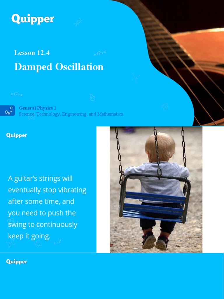 Types of Damped Oscillations Explained | PDF | Damping | Oscillation