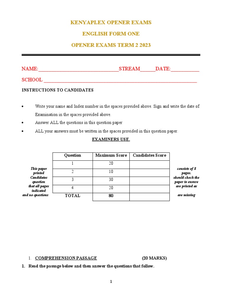 Eng F1 QS | PDF | Disciplines | Teachers