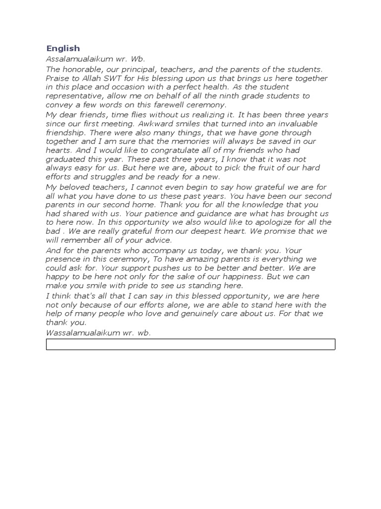 Speech | PDF