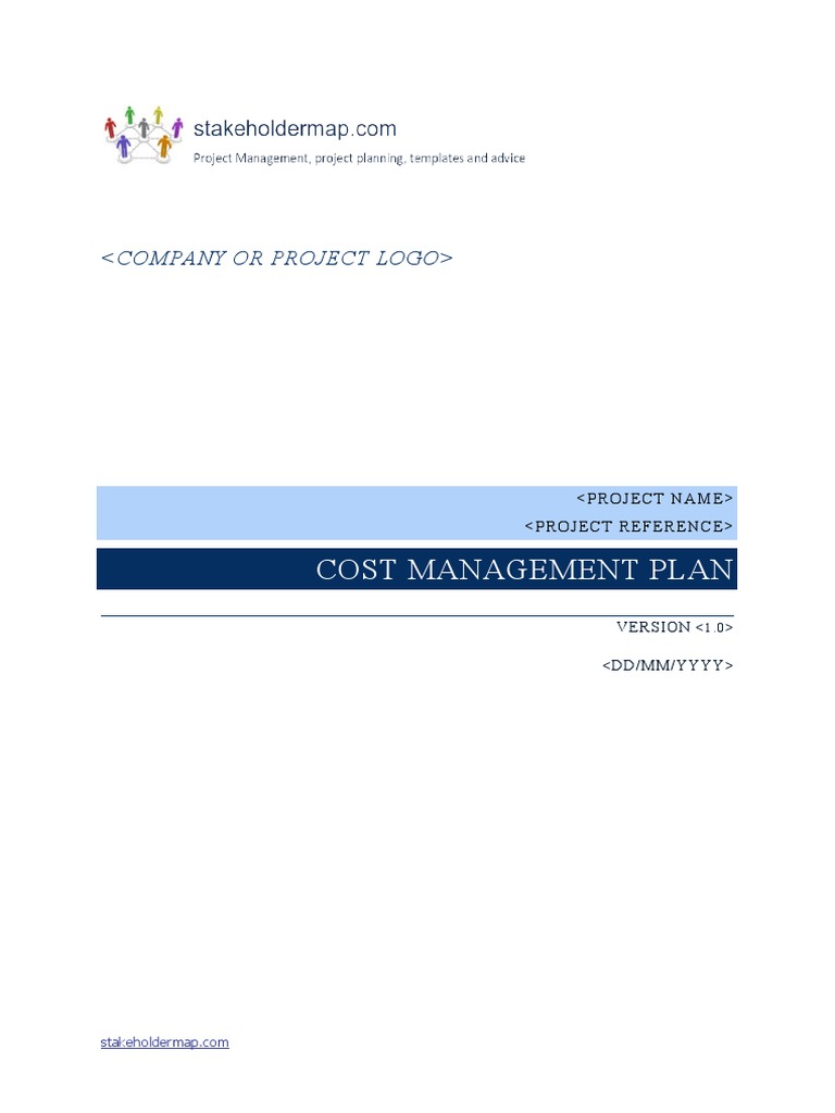 Cost Management Plan | Download Free PDF | Project Management ...