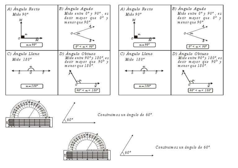 CLASES DE ANGULOS | PDF
